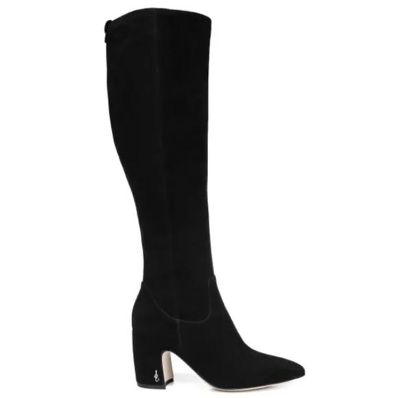 Sam Edelman | Shoes | Sam Edelman Hai Knee High Boot In Black Suede ...